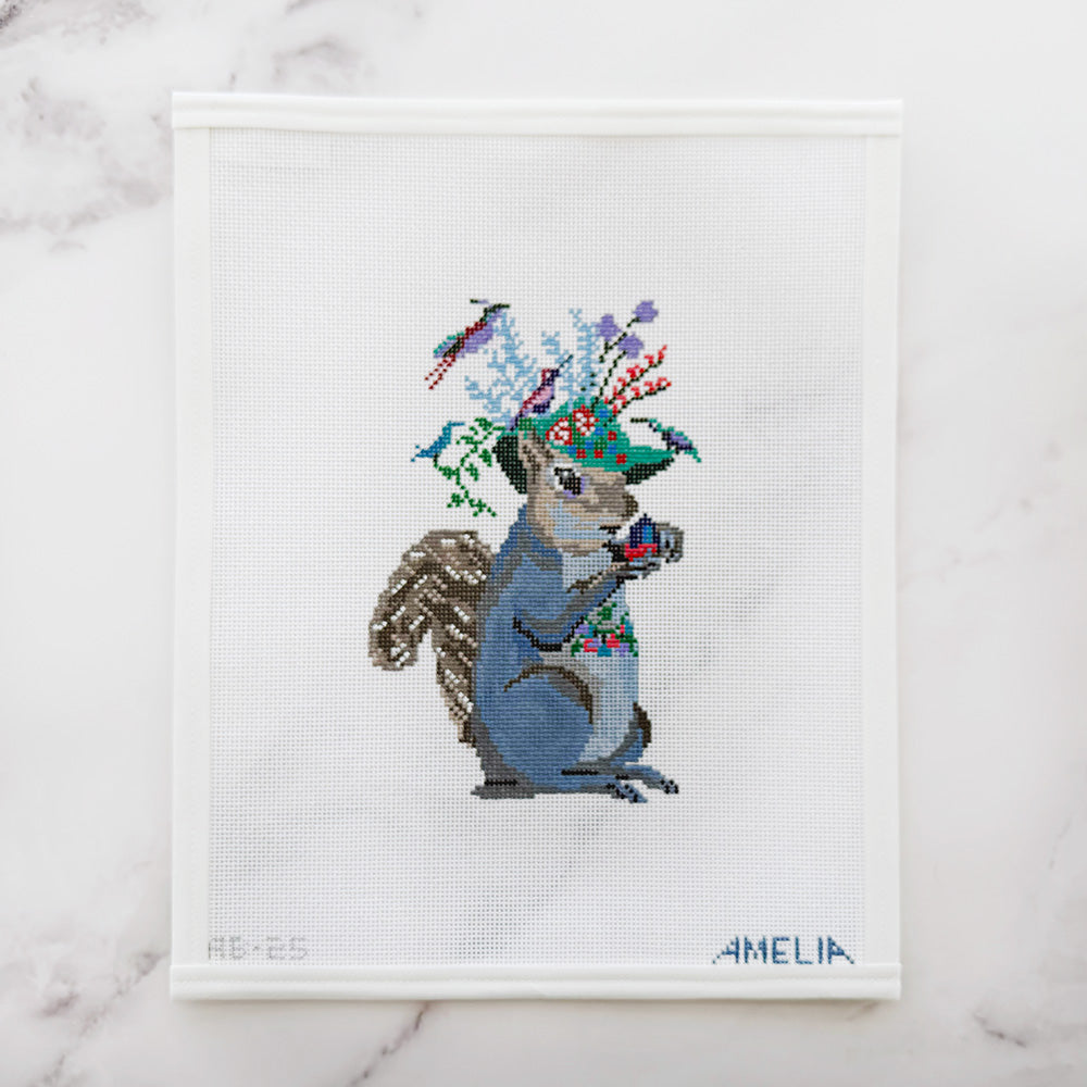 Flora the Squirrel - Amelia Bond Designs – The Southern Stitch